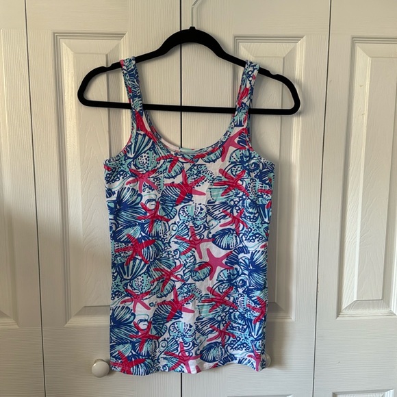 Lilly Pulitzer | Tops | Lilly Pulitzer She Shells Tank | Poshmark